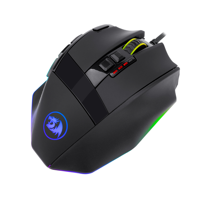 Mouse Gamer Redragon Sniper 12.400dpi RGB 9 Botões MMO - M801-RGB ...