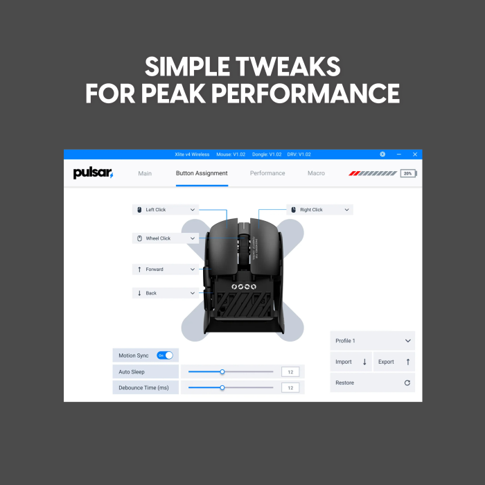 Mouse Gamer Pulsar LAB X2F 38g Wireless 8K Black Ultralight - ProGaming ...