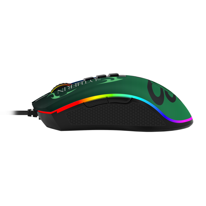 Mouse Gamer Redragon Harry Potter Cobra RGB Special Edition Sonserina ...