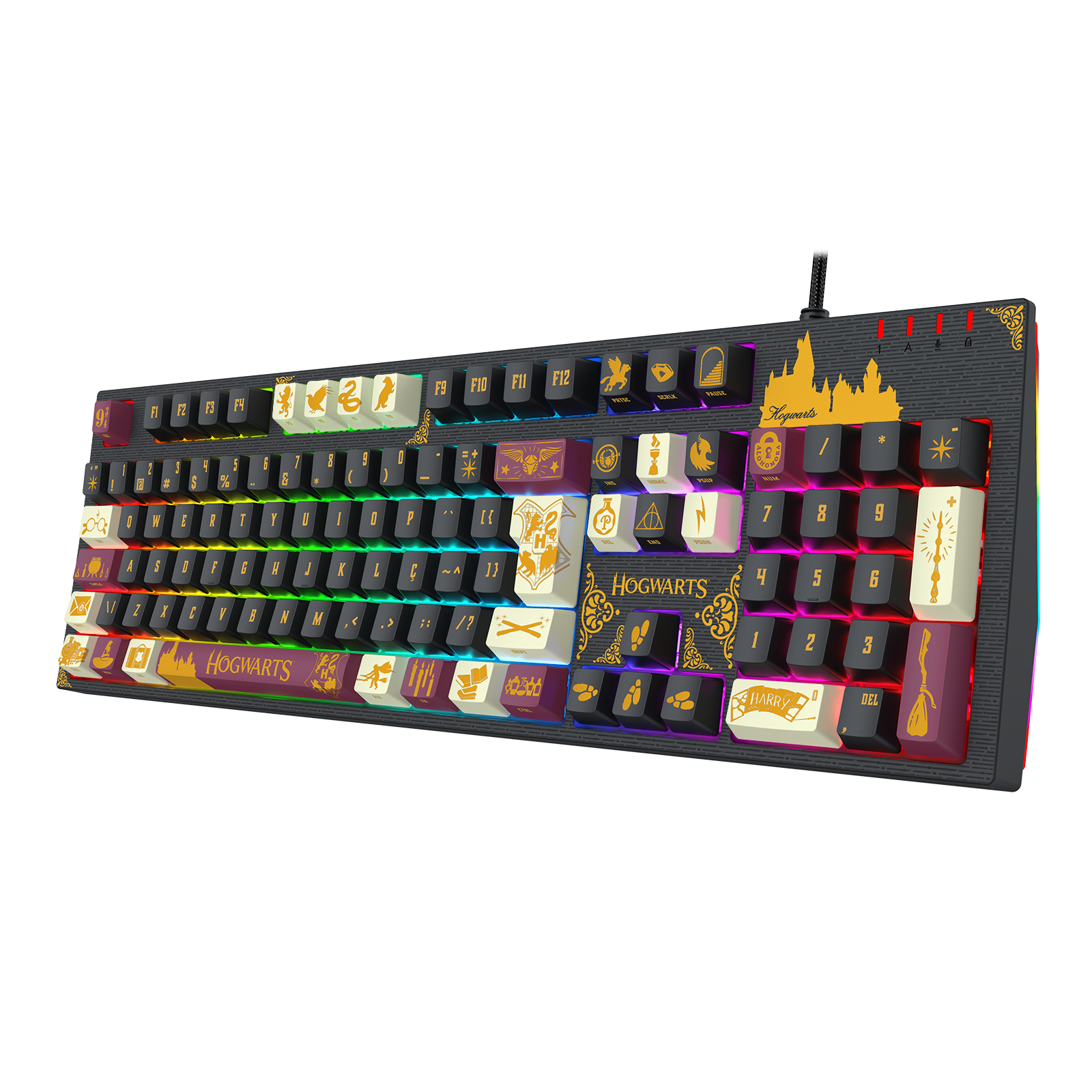 Teclado Mecânico Redragon Harry Potter Hogwart?s Special Edition RGB ...