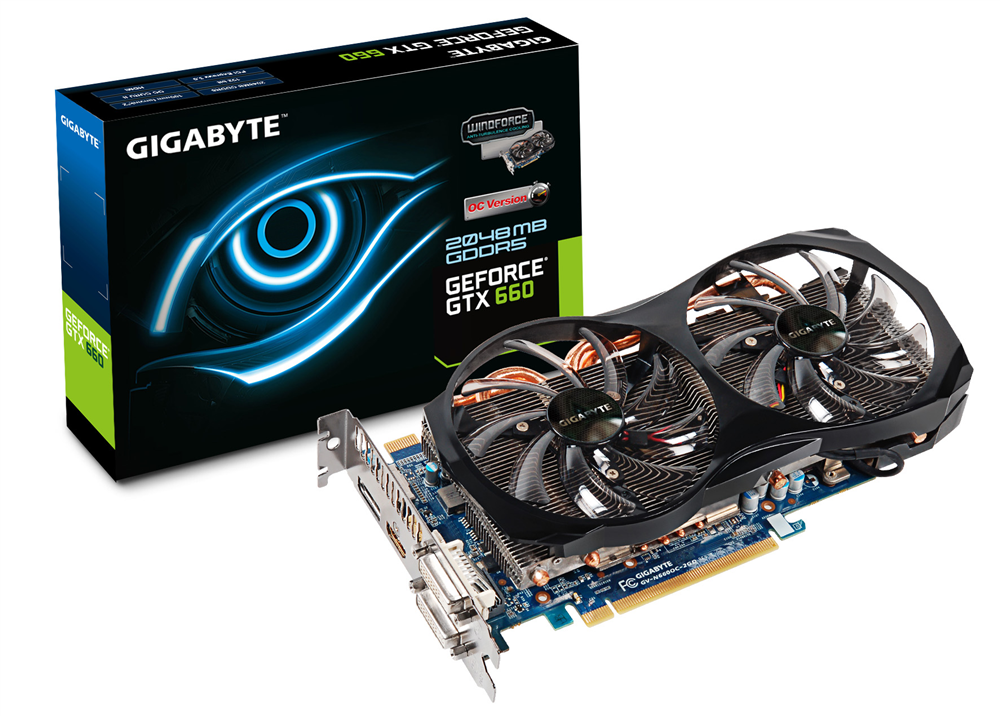 Placa De V deo NVidia GeForce GTX 660 2GB DDR5 192BITS GIGABYTE Arena