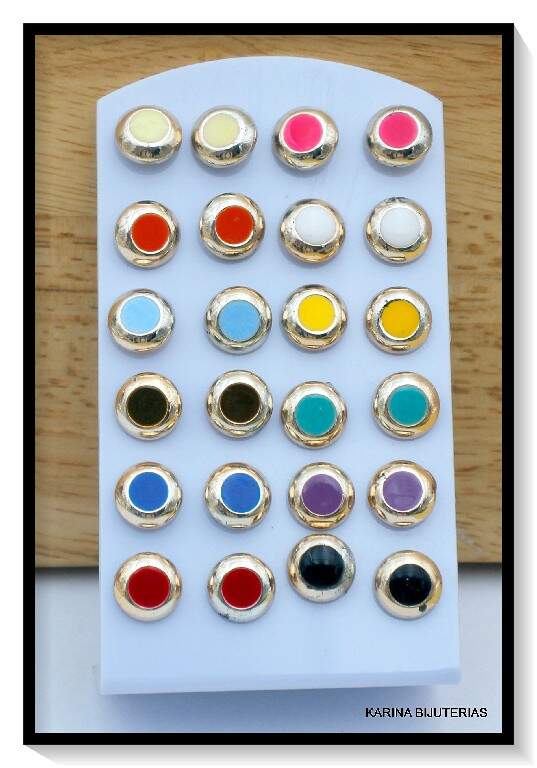 Cartela Com 12 Brincos Linha Anna Marri M1