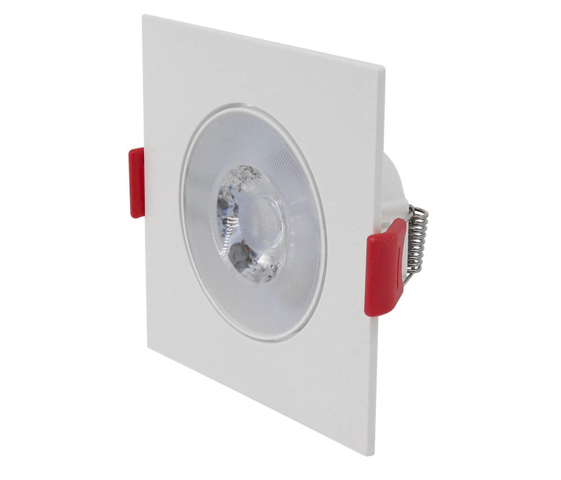 LUMINÁRIA SPOT DOWNLIGHT LED SMD DIRECIONAL 5W QUADRADA