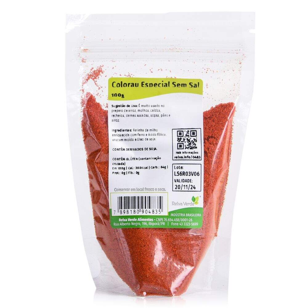 Colorau Especial Sem Sal 100g