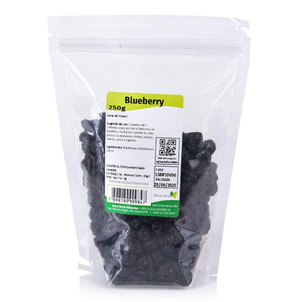Blueberry 250g (Mirtilo/Blueberry Desidratada)
