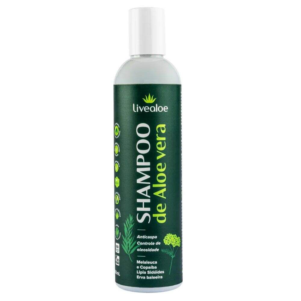 Shampoo de Aloe Vera Livealoe 300ml
