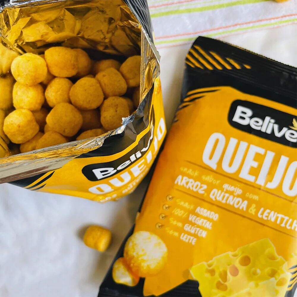 Snack Multigrãos Sabor Queijo Belive 35g