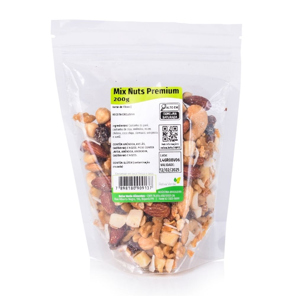 Mix de Castanhas Premium (Mix Nuts Premium) 200g