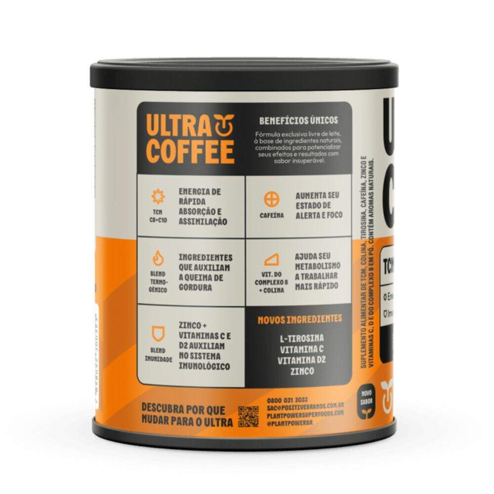 Suplemento Alimentar Ultracoffee Sabor Cappuccino 220g