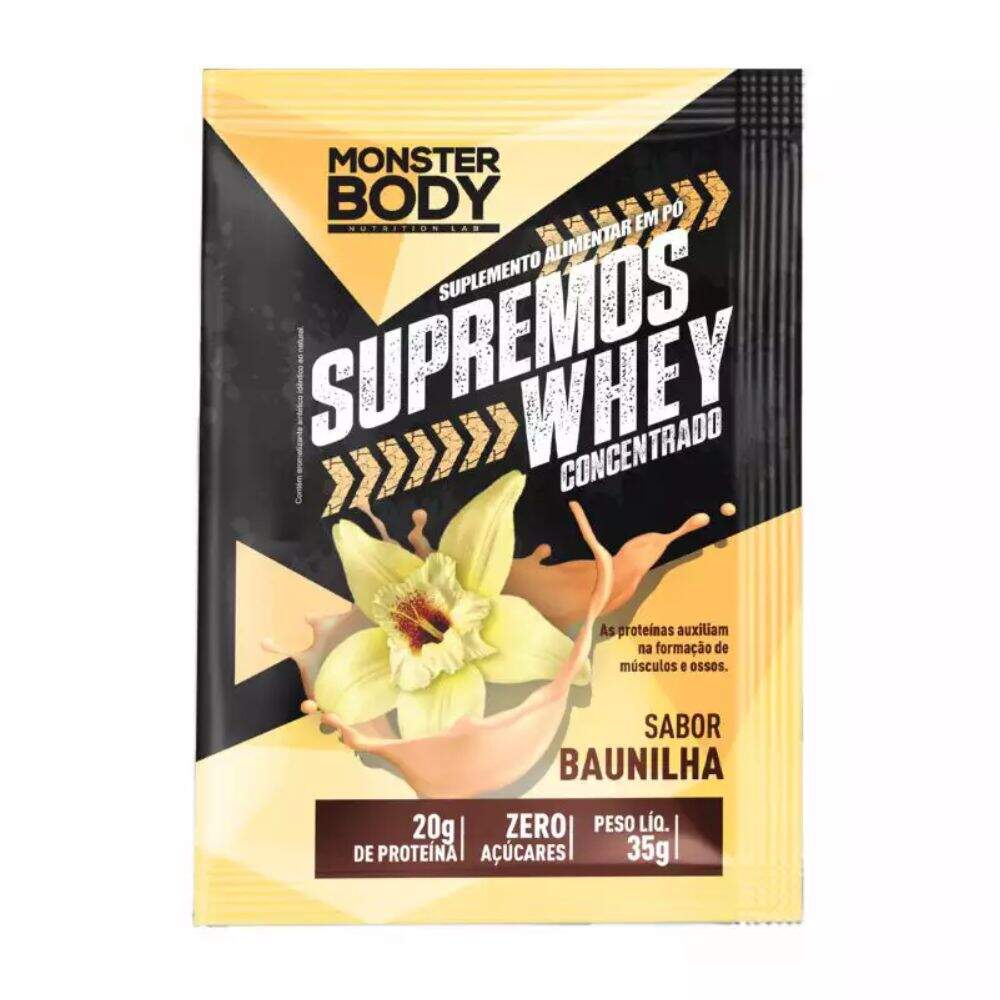 Supremos Whey Concentrado Sabor Baunilha SupraErvas 35g