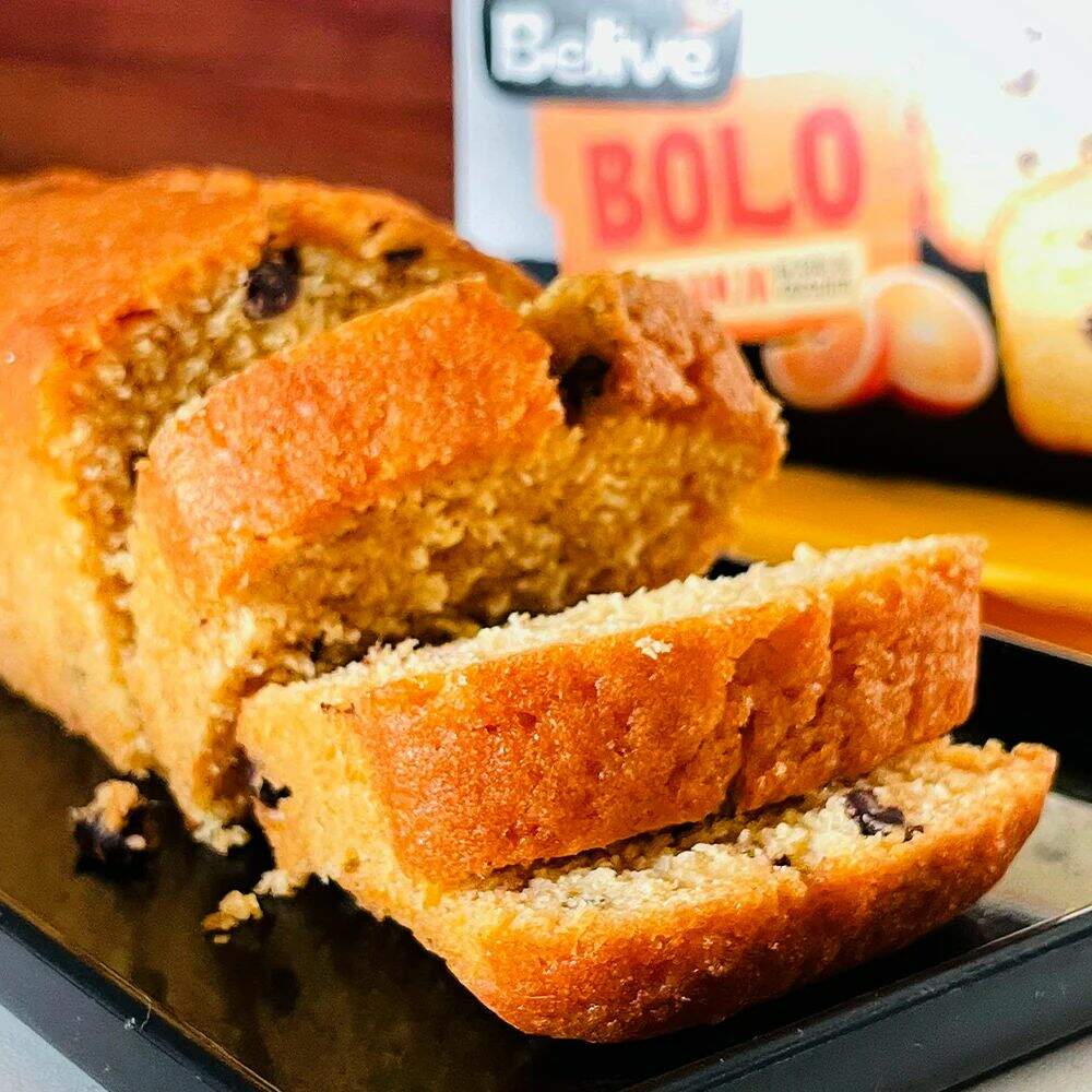 Bolo de Laranja com Gotas de Chocolate Zero Sem Glúten Belive 260g