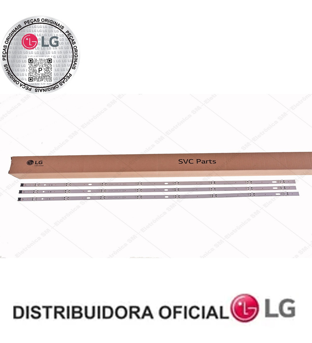 Kit Completo Barra De Led LG 43uh6100 Novo - Servtel Celular