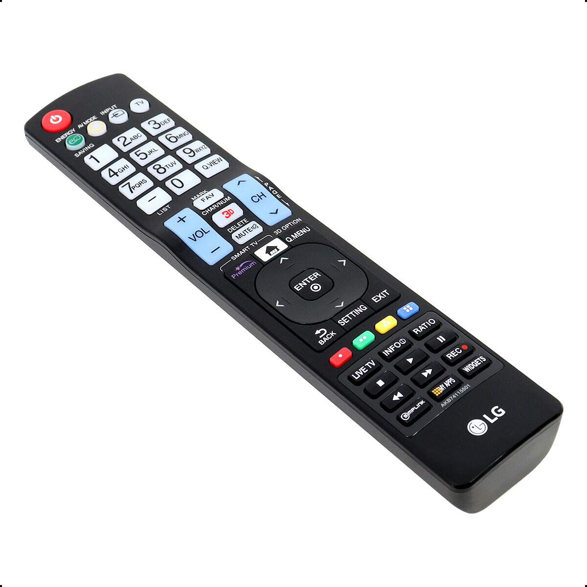 Controle Remoto Tv LG 42ld460-sa - Substituto Original AKB74115501