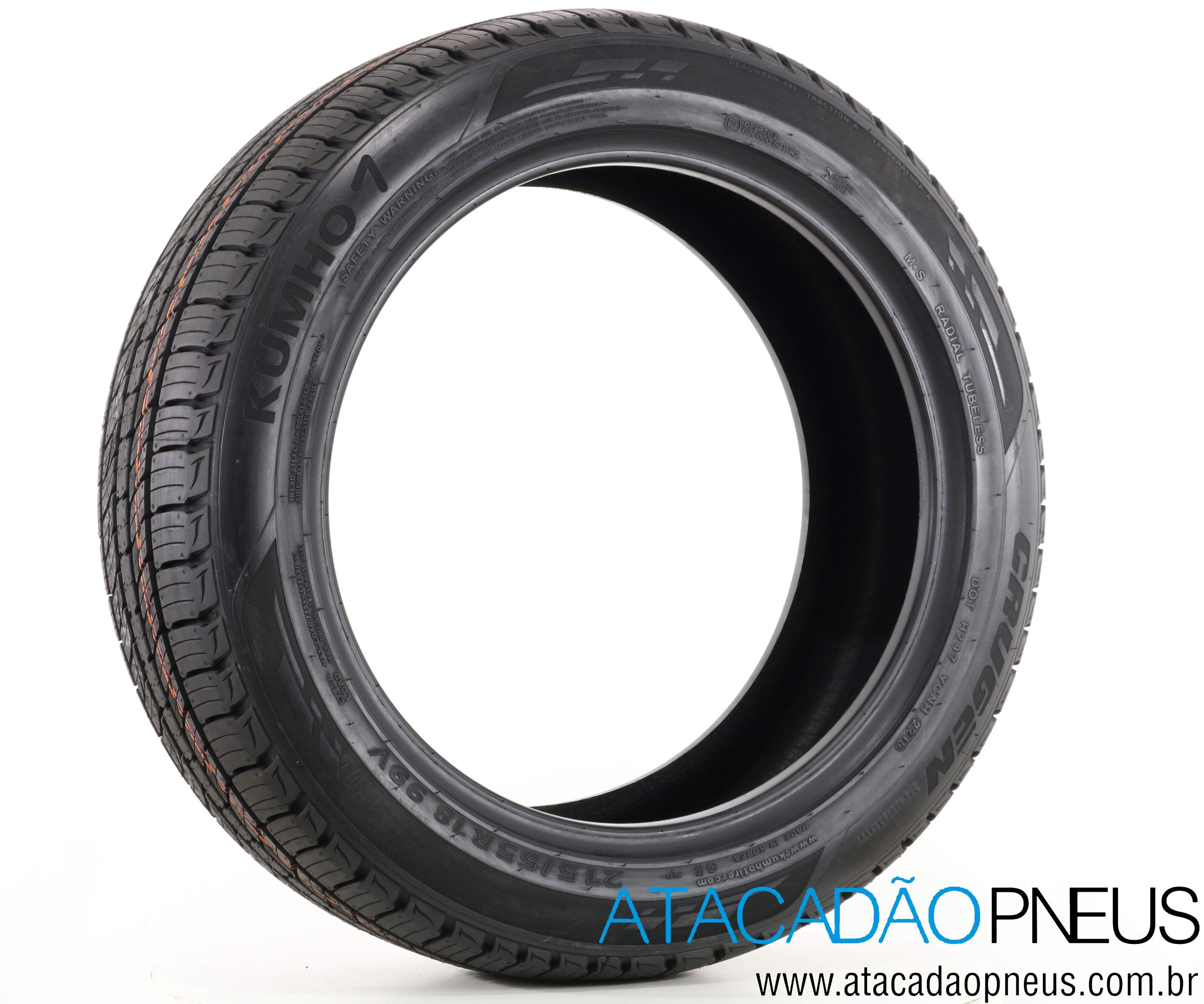 Oferta Imbatível | Pneu Aro 18 Kumho 215/55R18 99V KL33