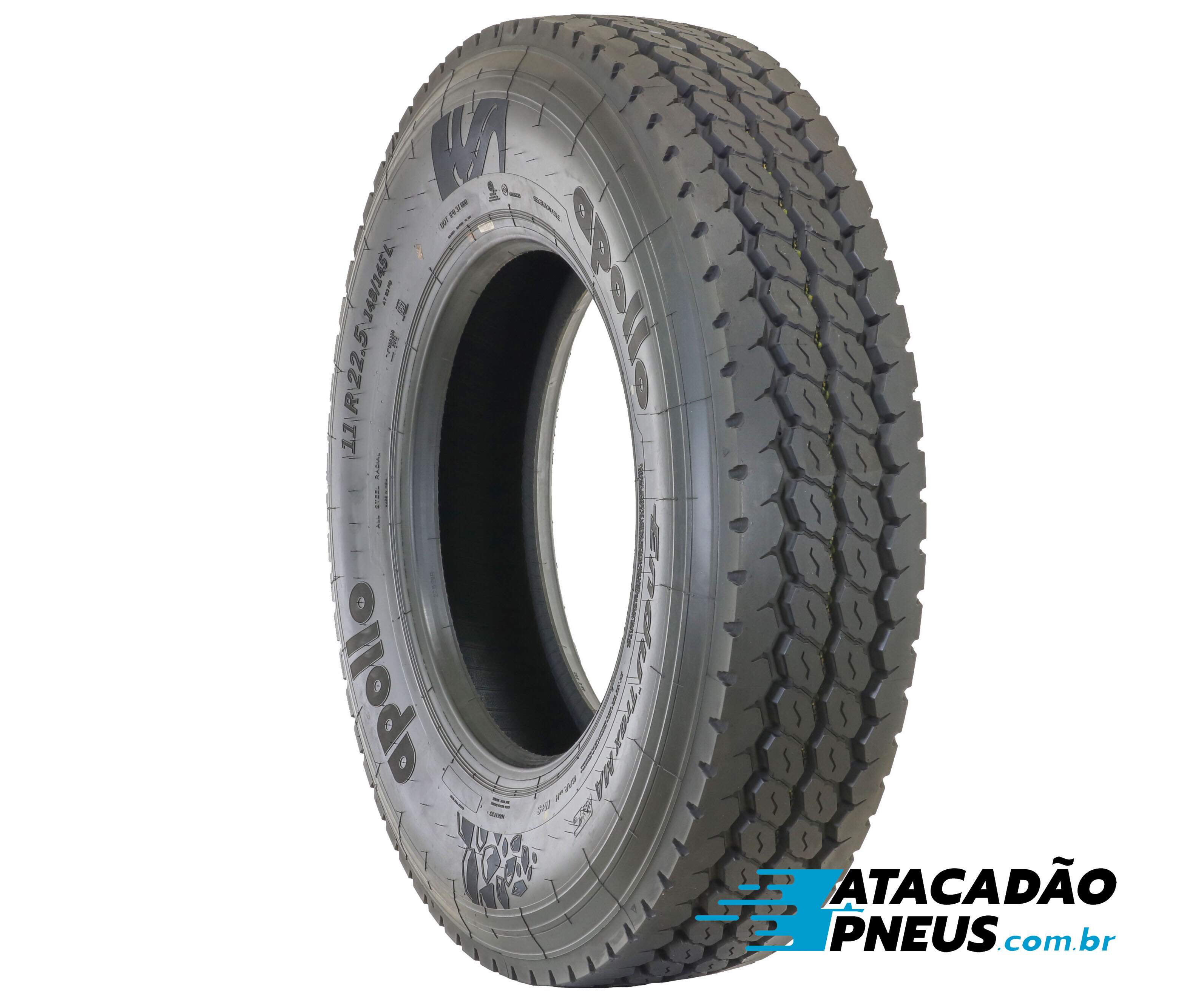 Pneu Aro 22,5 Apollo 11R22,5 148/145L Endutrax MA (Misto / Liso ...