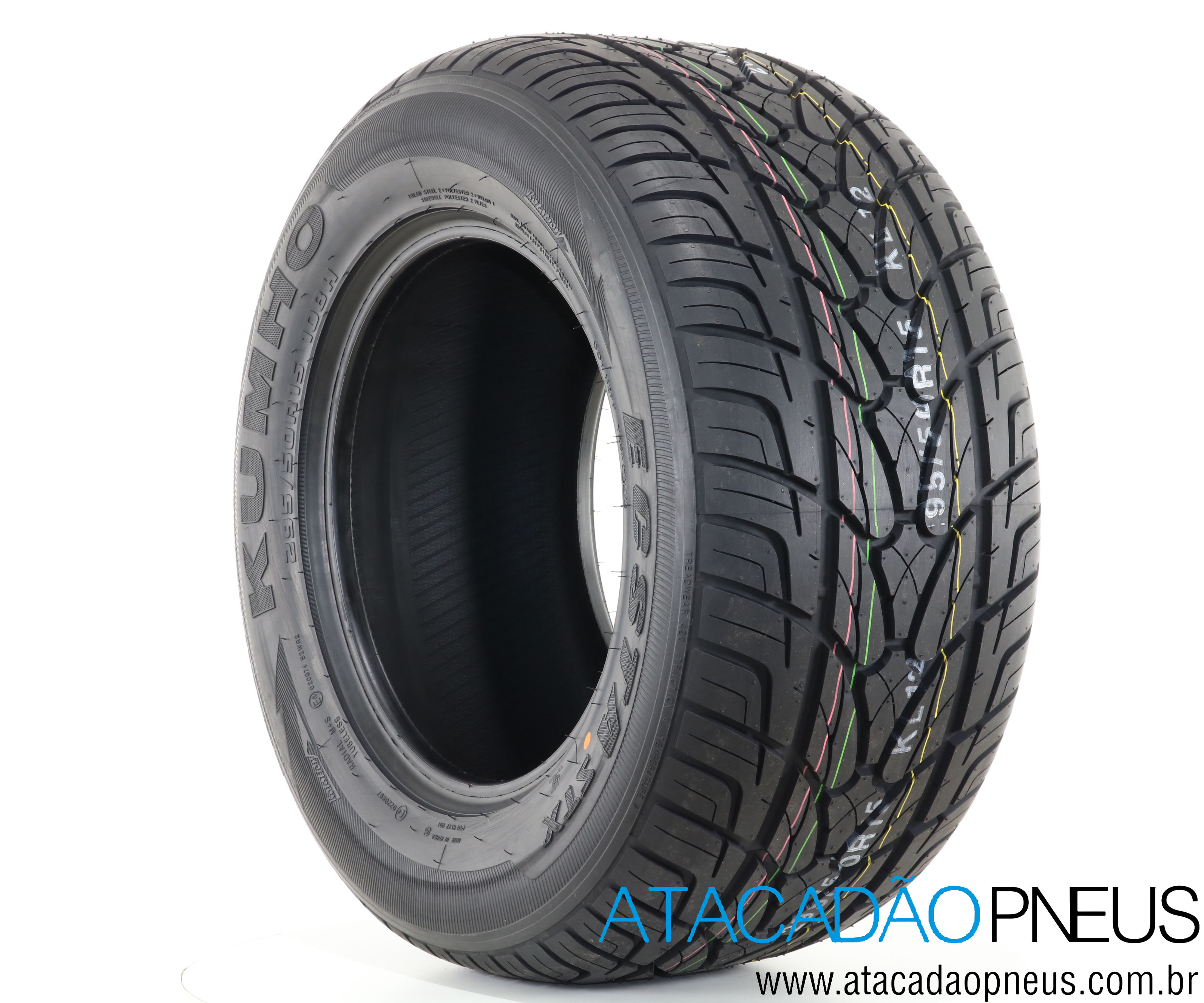 Pneu Aro 15 Kumho 295/50R15 KL12 - Atacadão Pneus | Economize Comprando ...