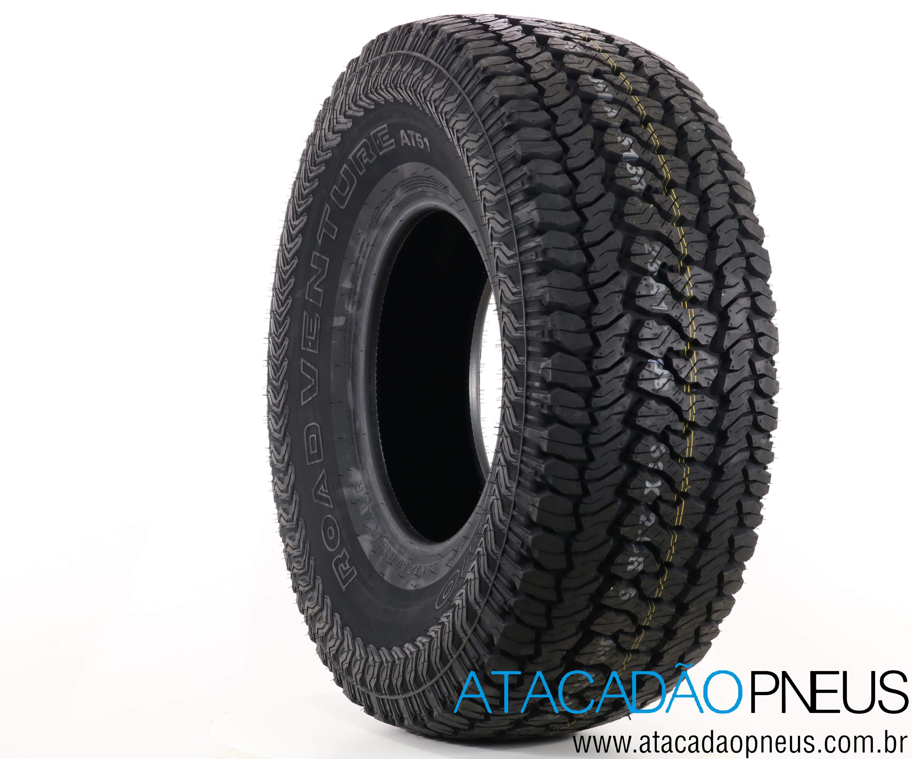 Pneu Aro 15 Kumho 33X12.50R15 108R AT51 (Equivale 285/70R15) - Atacadão ...