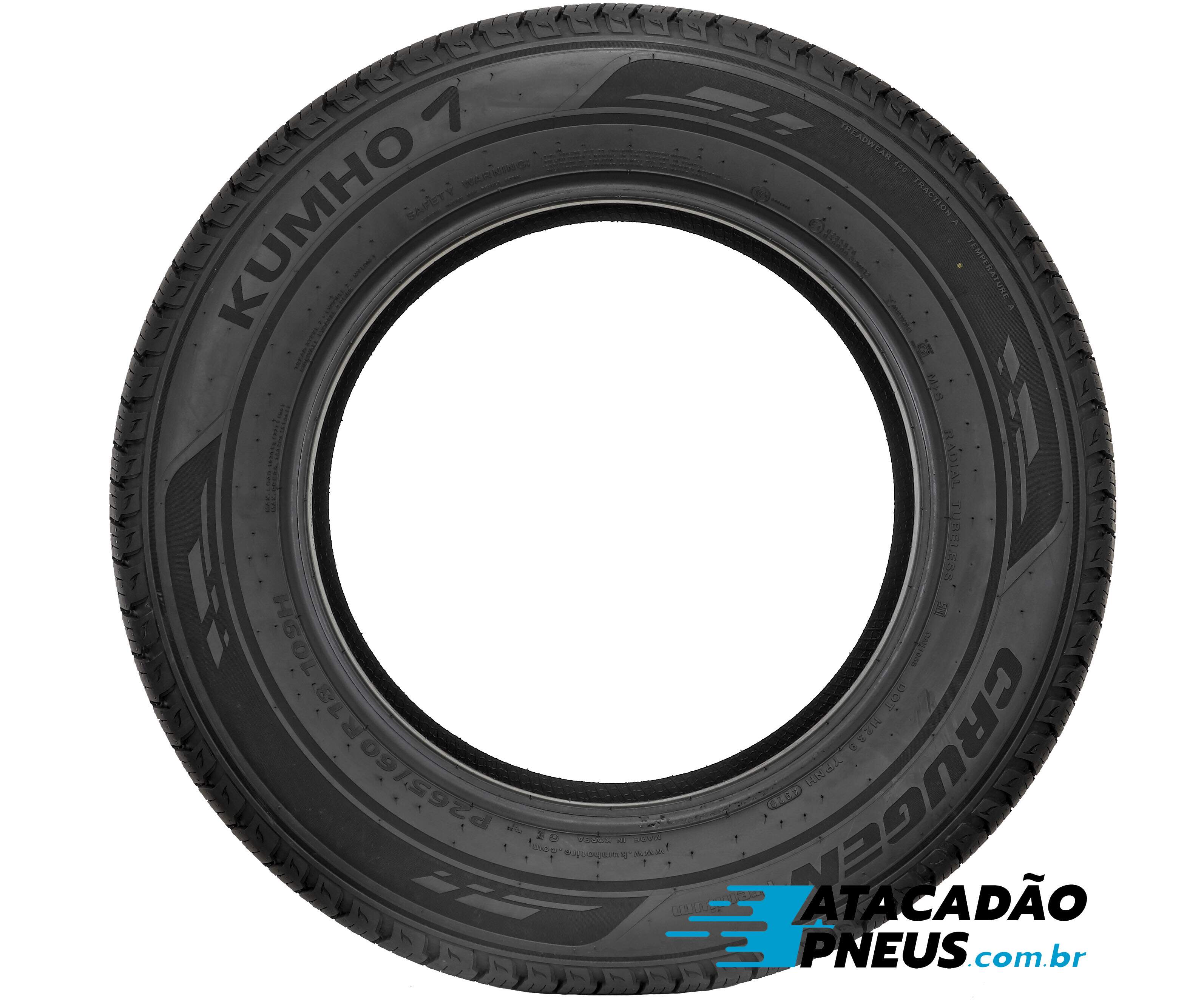 Oferta Imbatível | Pneu Aro 18 Kumho 265/60R18 109H KL33