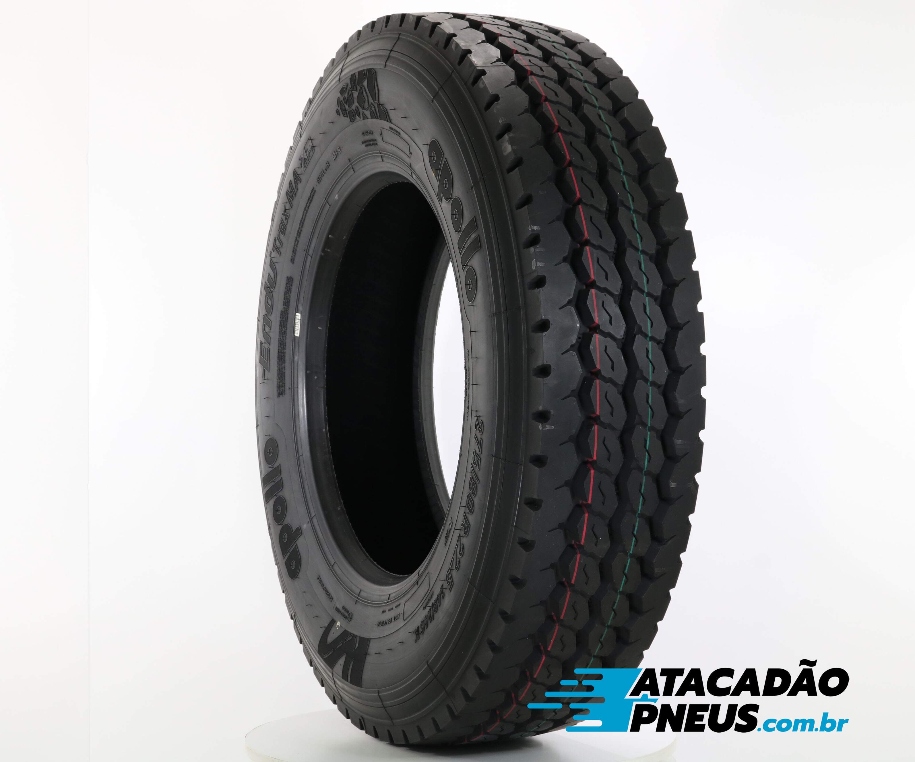 Pneu Aro 22,5 Apollo 275/80R22,5 149/146K Endutrax MA SII (Misto/Liso)