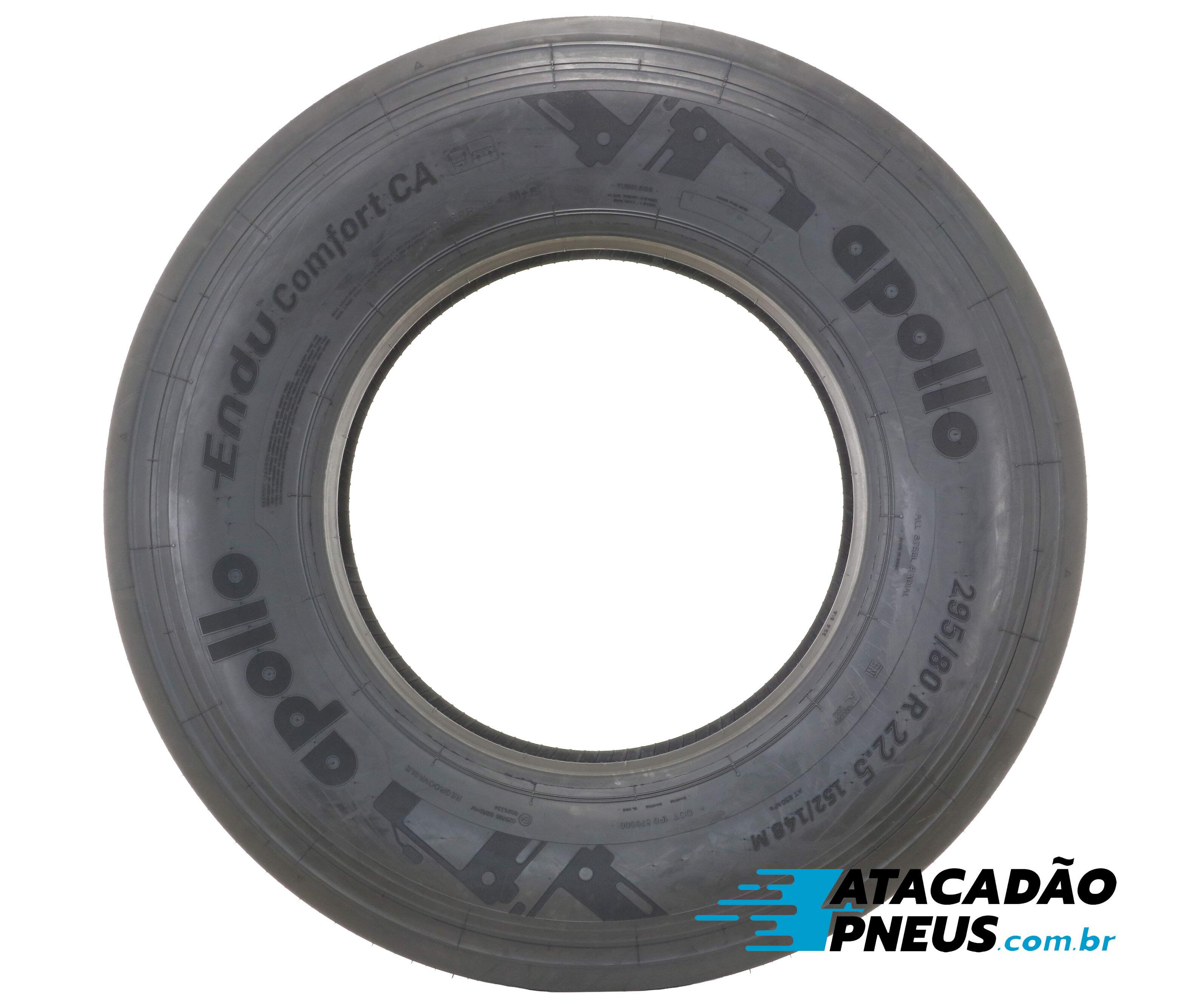 Pneu Aro 22,5 Apollo 295/80R22,5 152/148M Enduconfort CA SII (Liso)