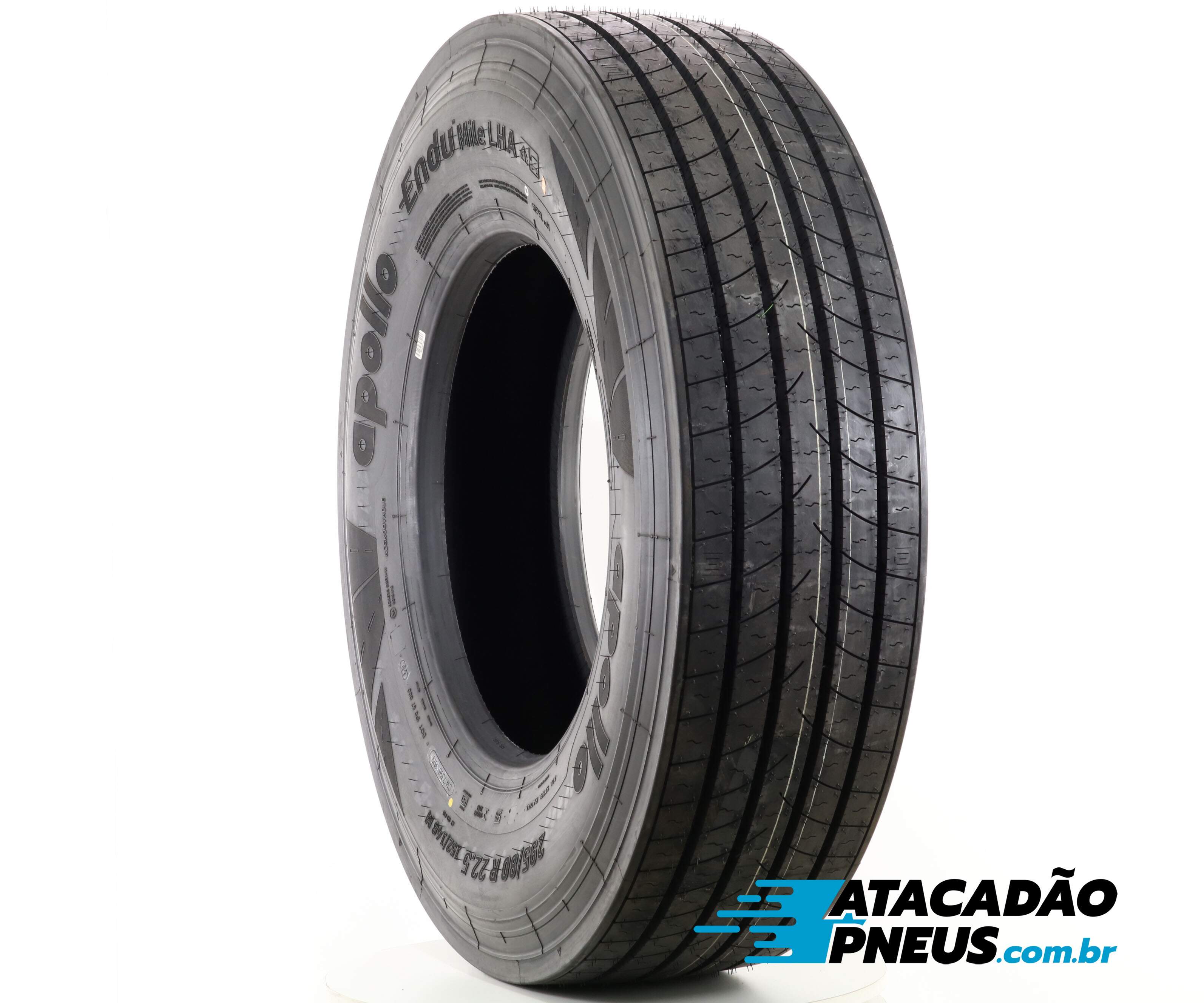 Pneu Aro 22,5 Apollo 295/80R22,5 152/148M Endumile LHA SII (Liso)