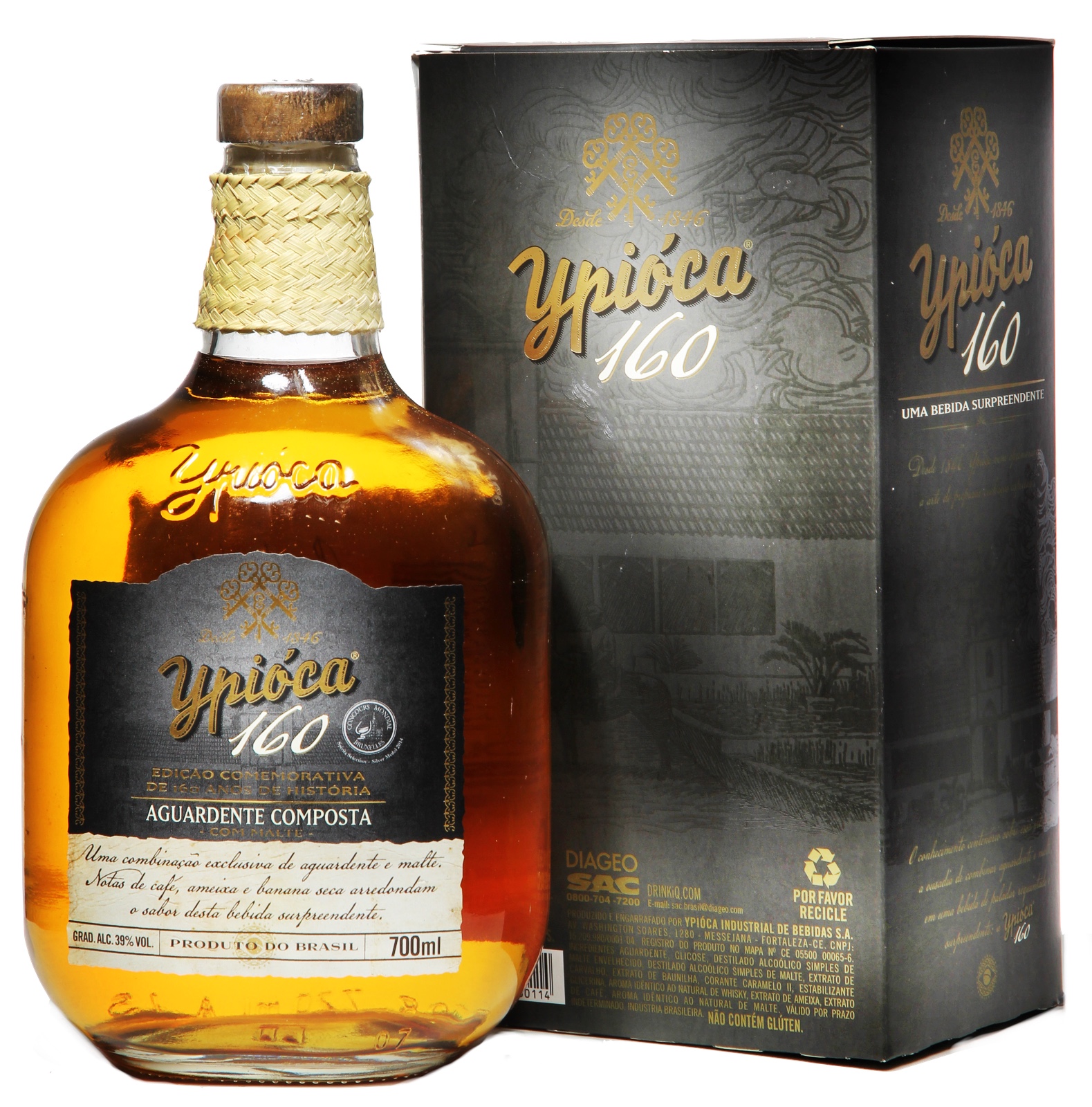 Cachaça do Ceará Ypioca 160 700ml - Empório do Paraiso