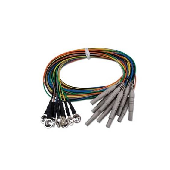 ELETRODO DE CAPSULEX PRATA VAZADO P/EEG NIHON KOHDEN/EEG 1200 - B7 ...