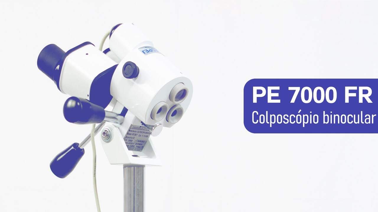 Colposcópio Binocular 16x com rodízios e pedestal - PE 7000 FR Medpej ...