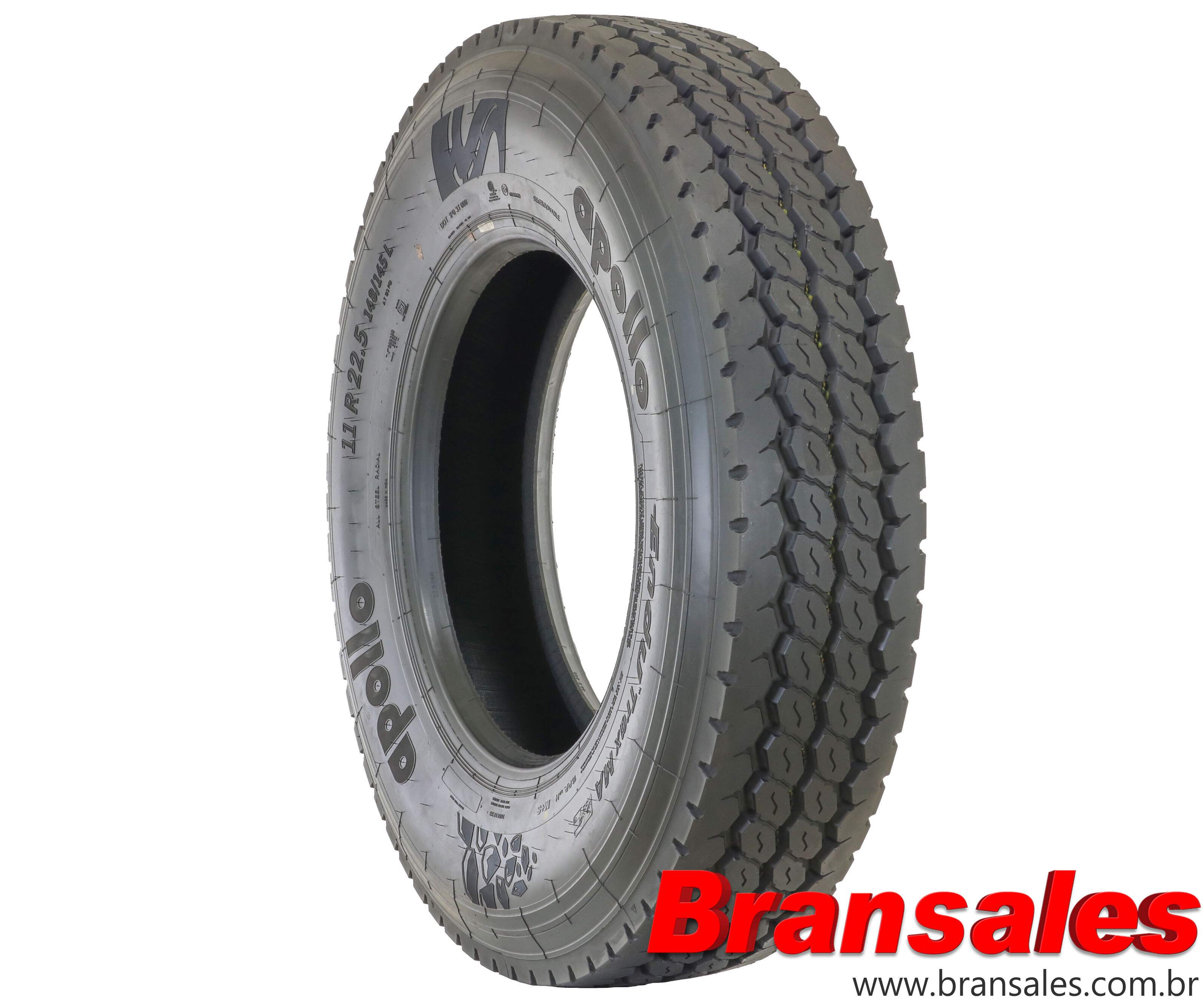 Pneu Aro 22,5 Apollo 11R22,5 148/145L Endutrax MA (Misto / Liso ...