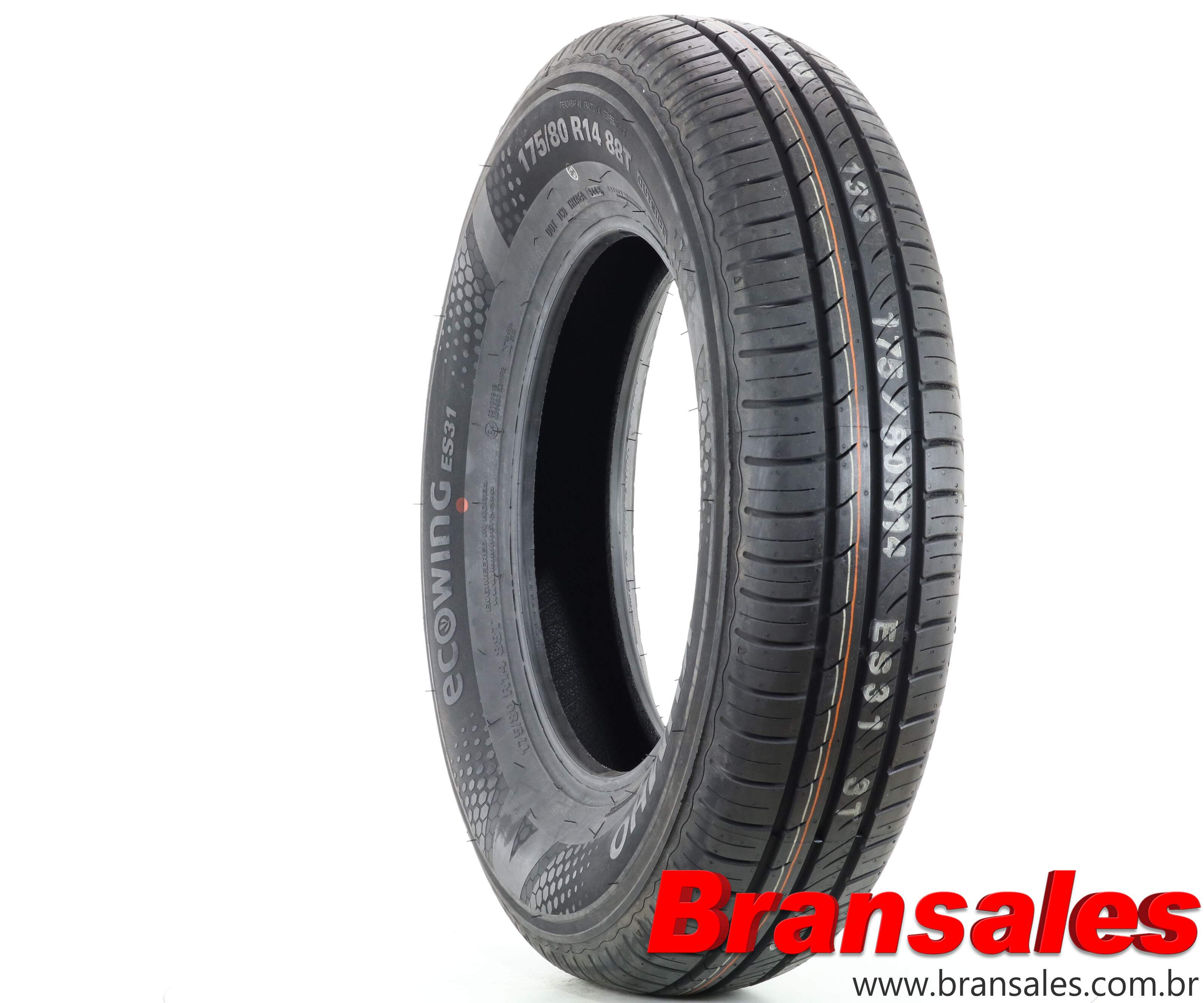 PNEU 175/80 R14 88T ES31 KUMHO - Bransales Importadora de Pneus