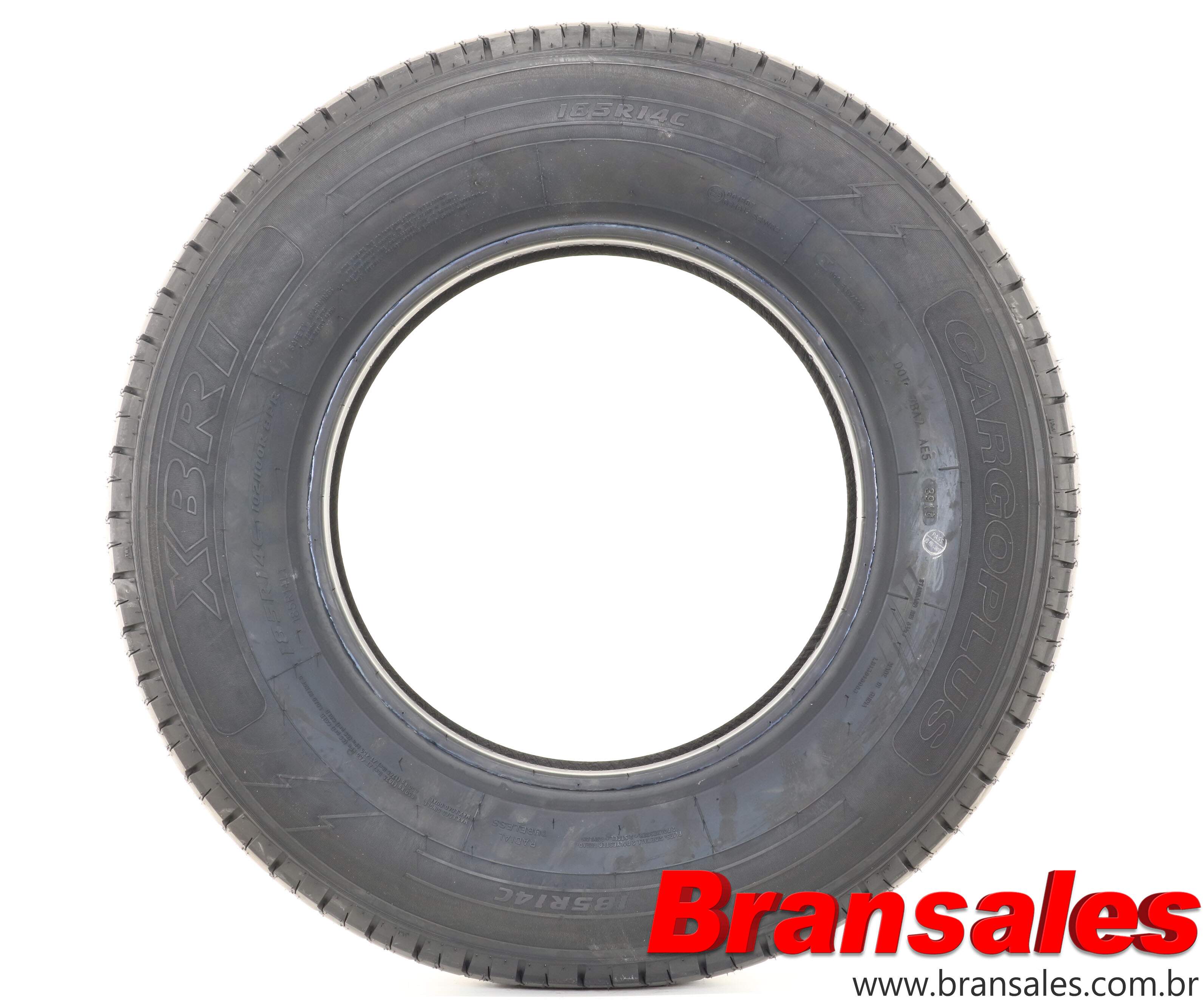 PNEU 185 R14C 8PR 102/100R CARGOPLUS XBRI - Bransales Pneus