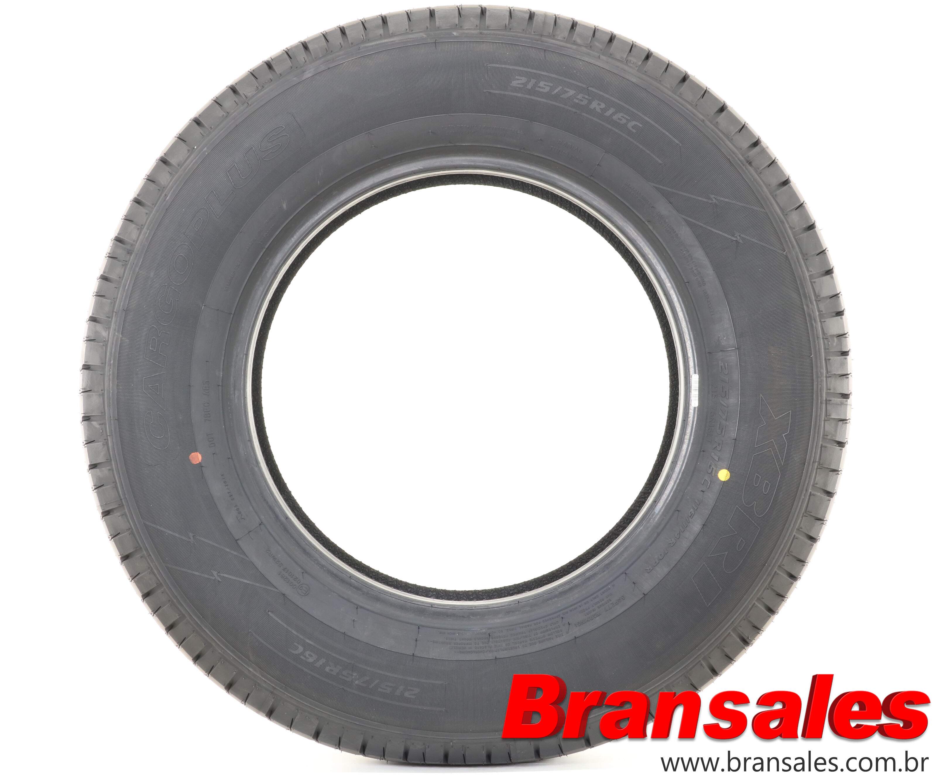 PNEU 215/75R16C 116/114R CARGOPLUS XBRI - Bransales Importadora de Pneus