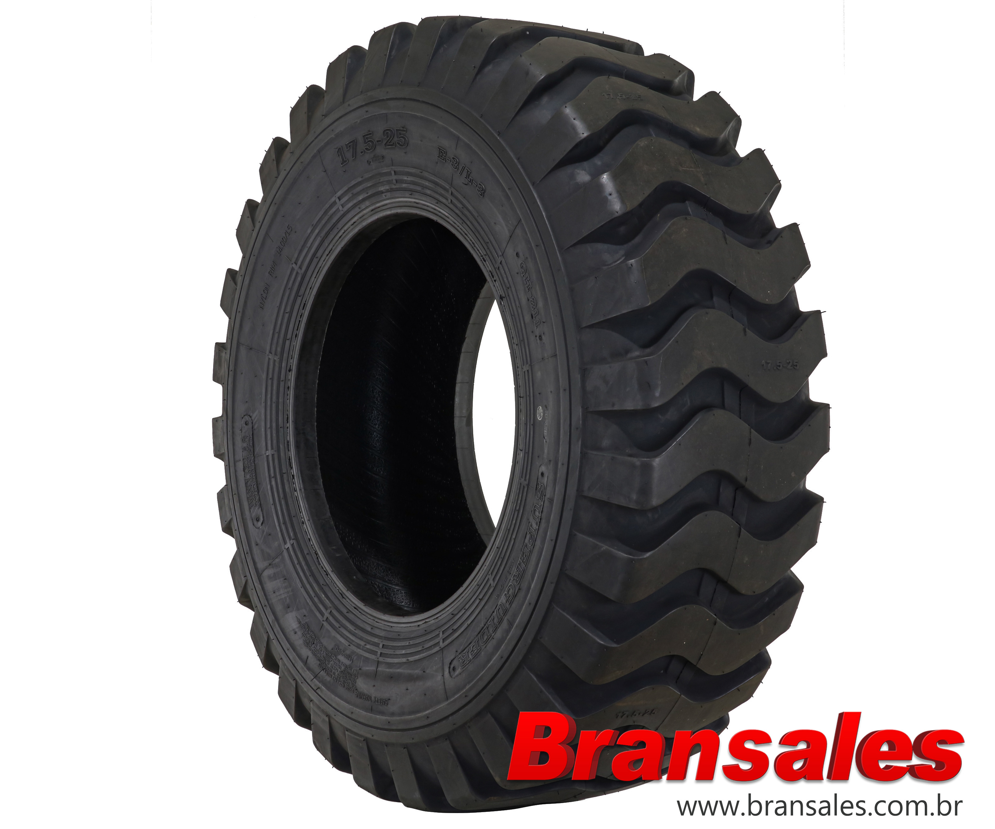 Pneu Aro 25 Superguider 17.5-25 16PR E-3/L-3 QH811 - Bransales Pneus