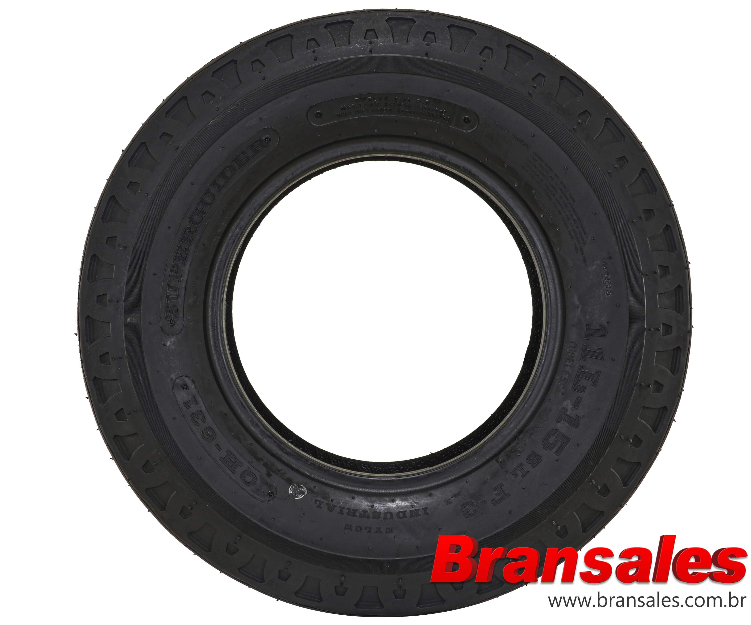 Pneu Aro 15 Superguider 11L-15 12 Lonas TL F3 QH631 - Bransales Pneus