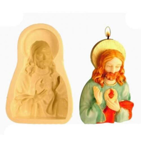 Molde Jesus Moldura Redonda 1 Cavidade (1un)