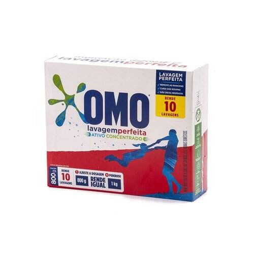 Sabão Em Pó Omo Lavagem Perfeita 800Gr - Norton Distribuidora - Higiene ...