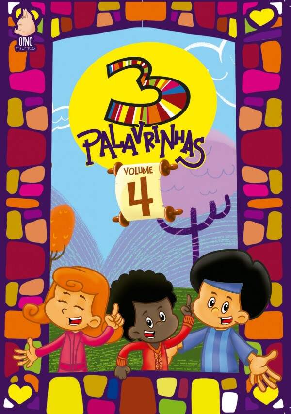 DVD 3 Palavrinhas Vol. 4 - Livraria Ômega