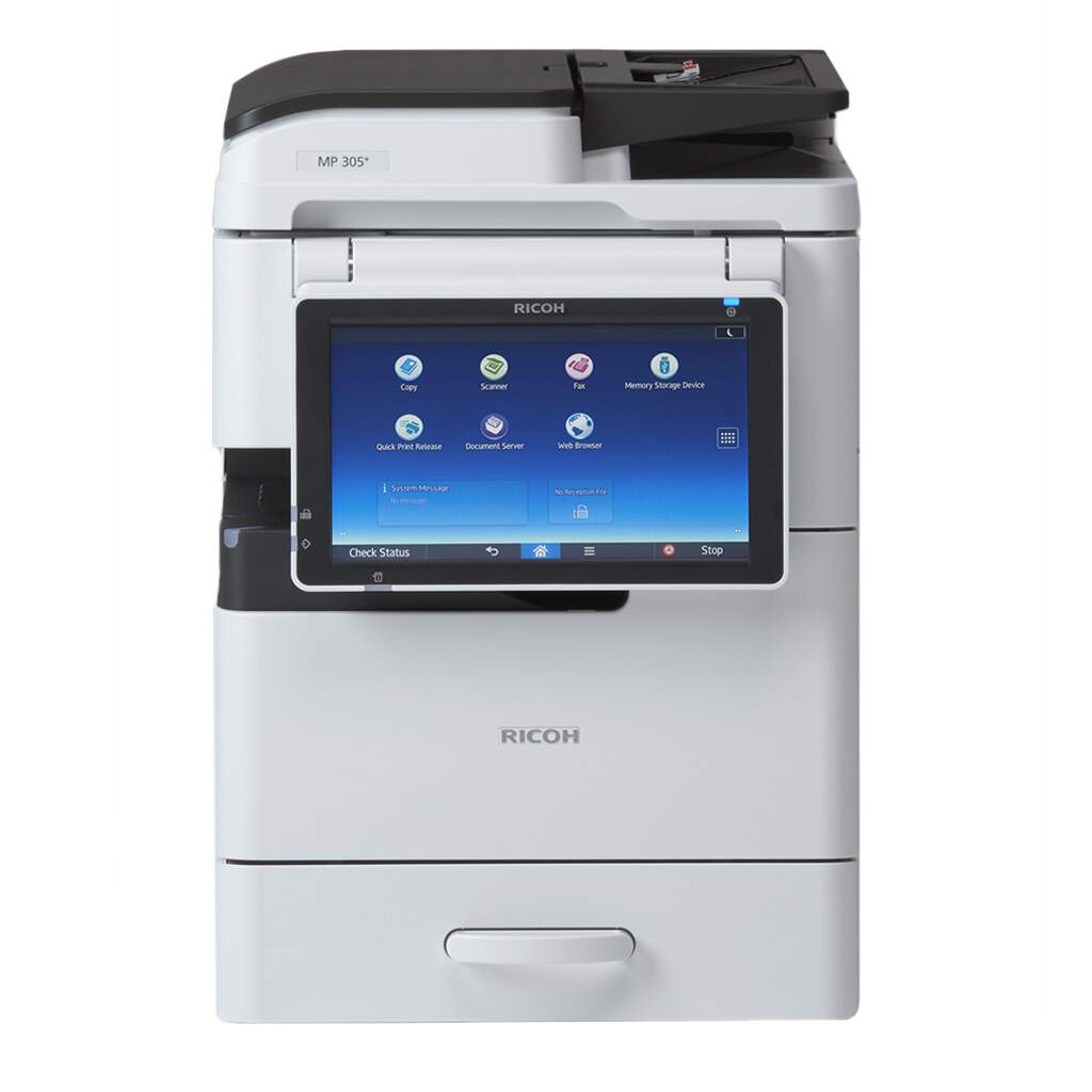 Impressora Multifuncional Ricoh MP 305SPF Em PB Laser InterSupri impressora-multifuncional-ricoh-mp-305spf-em-pb-laser-intersupri