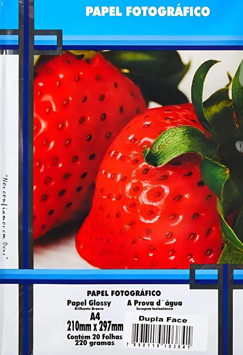 Papel Fotográfico A4 Dupla Face 220g 20 Folhas Masterprint - InterSupri ...