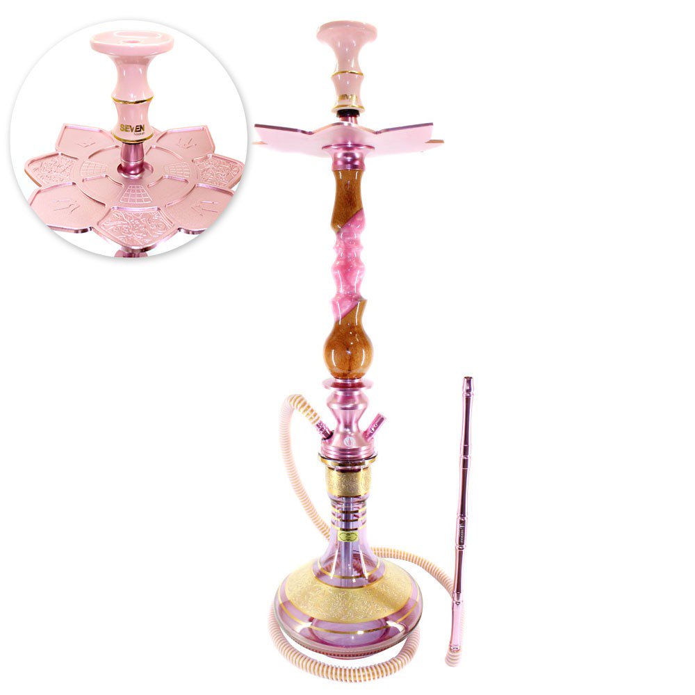 NARGUILE GRANDE HOOKAH KING QUEEN TOPÁZIO VASO BLESS ROSE PRATO ...