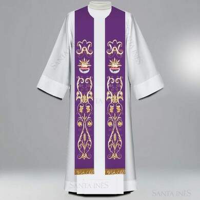 Estola Sacerdotal e Estola Diaconal - SANTA INÊS PARAMENTOS