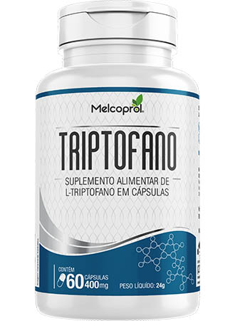 TRIPTOFANO - 60 Capsulas 400mg - NATURATOS