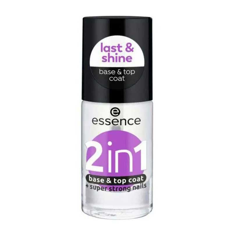 Base e Top Coat Essence Super Strong 2 em 1 - 8ml - DANI CASSIANO ...