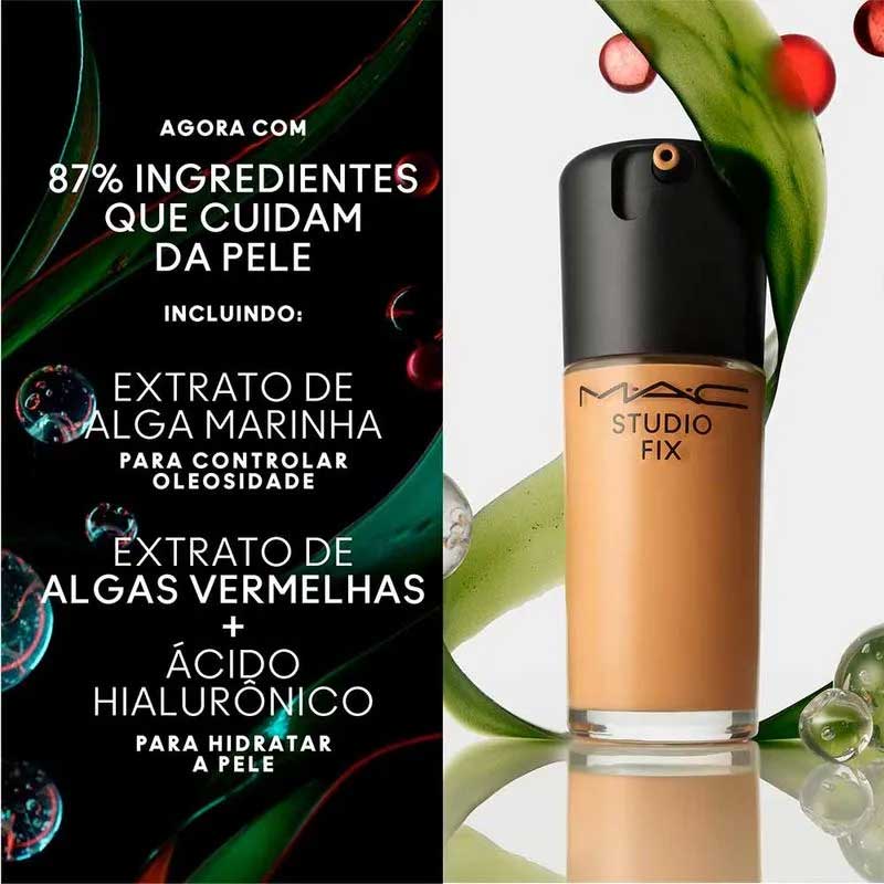 Base MAC Líquida Soft Matte Studio Fix NW18 FPS 15 Mac Cosmetics - 30ml ...