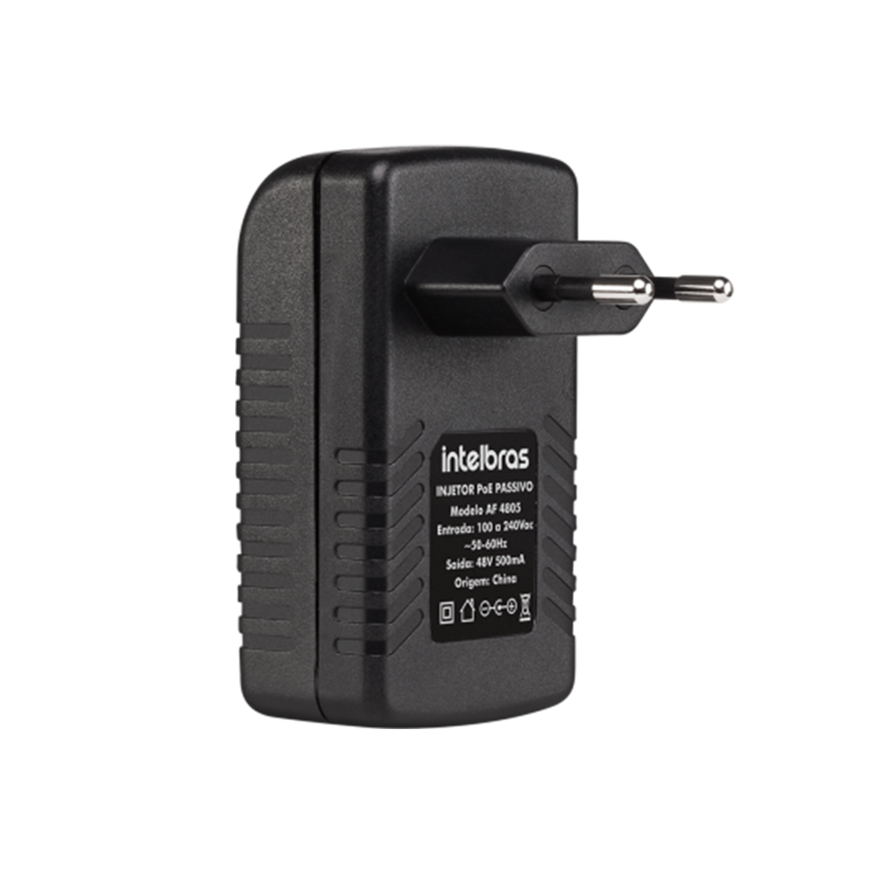 Injetor Conversor PoE Passivo Fast Ethernet AF 4805 Intelbras