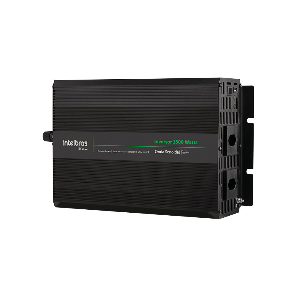 Inversor 1500 W Solar Off Grid Onda Senoidal Pura ISV 1502 Intelbras