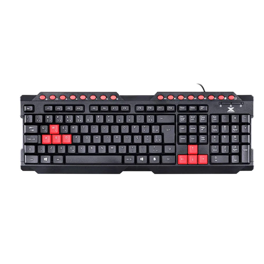 Teclado Gamer Dragon V2 Vermelho Vinik