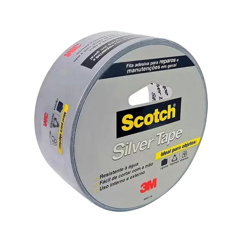 Fita Silver Tape 3M 45 mm x 25 m Scotch