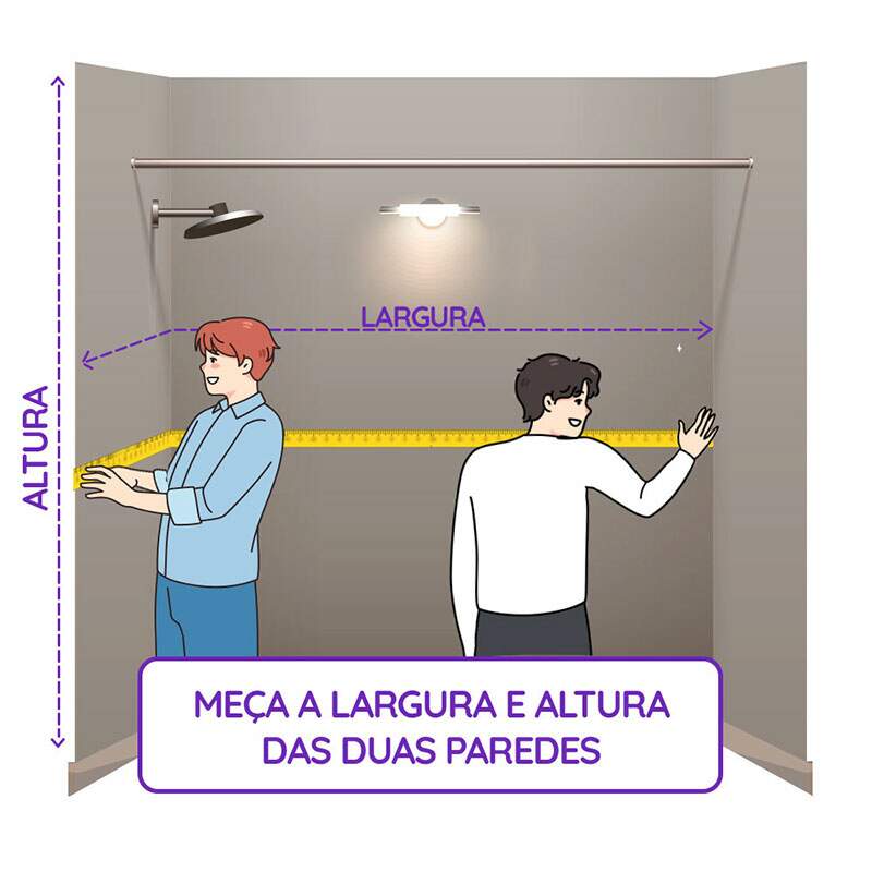 Foto Mural Para Box de Banheiro Cachoeira MP - Fran Adesivos de Parede