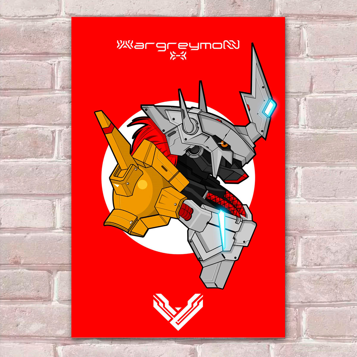 Placa Decorativa Digimon 24